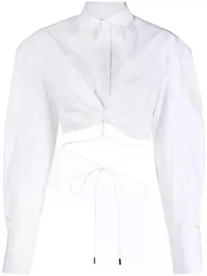 Jacquemus La Chemise Plidao Cropped Shirt