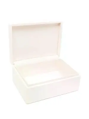 Ralph Lauren Adrienne Woven Leather Box