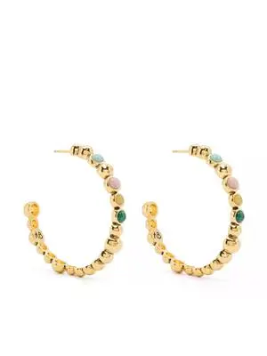 Aurelie Bidermann Logo Earrings
