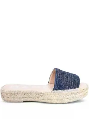 Manebí Woven-strap Slide Sandals
