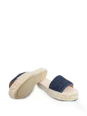 Manebí Woven-strap Slide Sandals