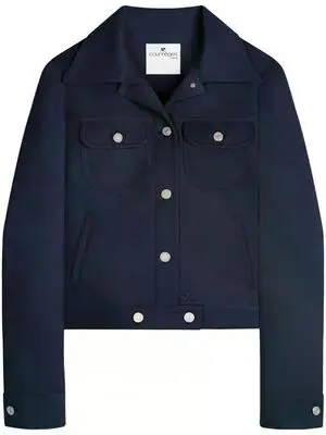 COURREGES Trucker Twill Jacket - Blue