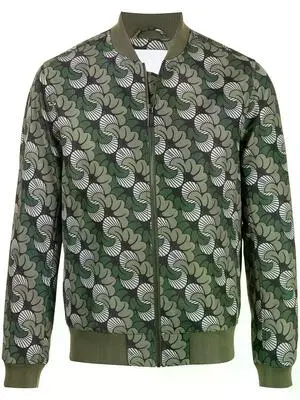 PORTS V Abstract-print Bomber Jacket