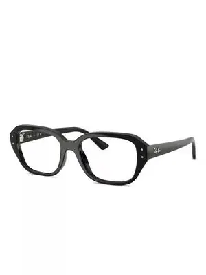 Ray-ban Oversized Square-frame Glasses - Black