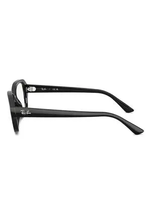Ray-ban Oversized Square-frame Glasses - Black