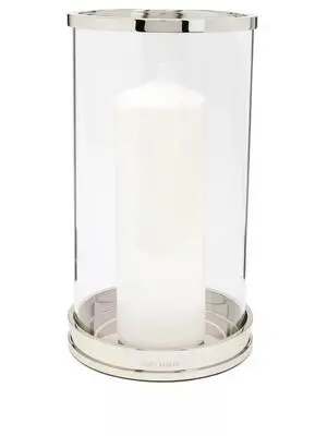 Ralph Lauren Mini Modern Hurricane Candle Holder - Silver