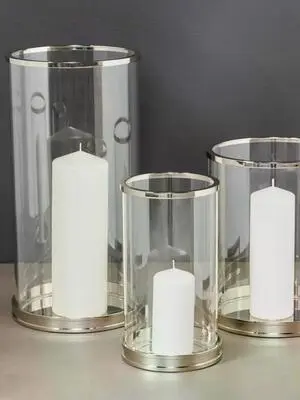 Ralph Lauren Mini Modern Hurricane Candle Holder