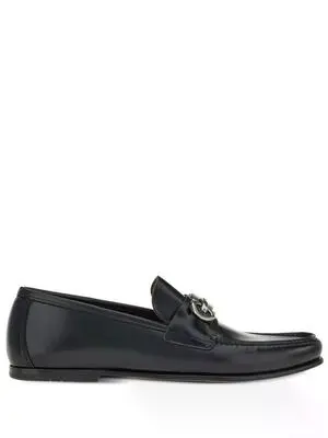 FERRAGAMO Gancini Buckle Leather Loafers