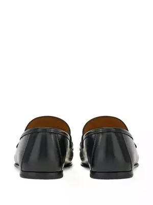 FERRAGAMO Gancini Buckle Leather Loafers