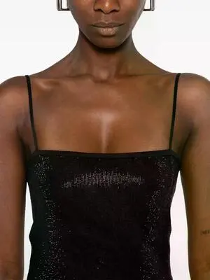Alexander Wang Crystal-embellished Mini Dress - Black