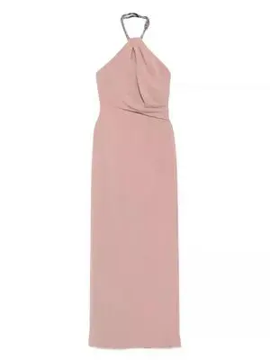 Solace London Riva Maxi Dress - Brown