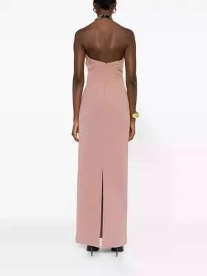 Solace London Riva Maxi Dress - Brown