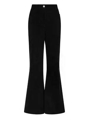 FERRAGAMO Flared Trousers - Black