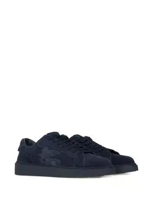 Etro Suede Low-top Sneakers - Blue