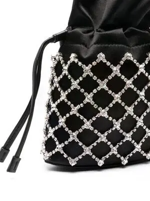 AQUAZZURA Crystal Lover Bucket Bag