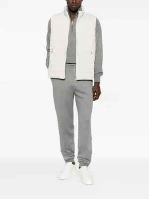 Brunello Cucinelli High-neck Waistcoat - Grey