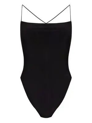 Tory Burch Strappy Swimsuit - Black