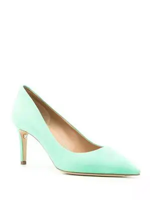 FERRAGAMO Ilary Suede Pumps - Green
