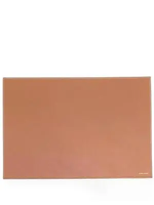 Ralph Lauren Small Brennan Leather Desk Blotter - Brown