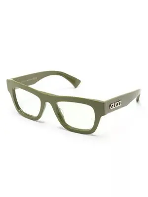 Gucci Square-frame Glasses - Green