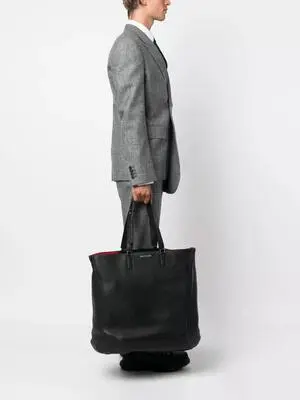 Alexander McQueen The Edge Leather Tote Bag