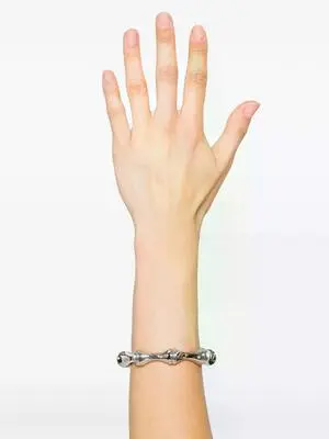 Eddie Borgo Large Bambu Bracelet - Silver