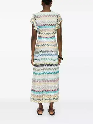 Missoni V-neck Midi Dress
