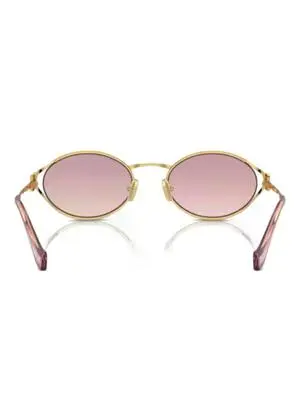 Miu Miu Oval-frame Sunglasses