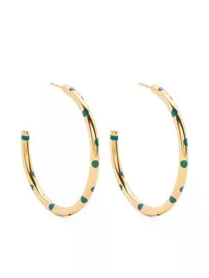 AURÉLIE BIDERMANN Positano Hoop Earrings - Gold