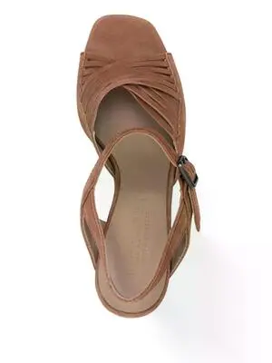 PANTANETTI 80mm Suede Sandals