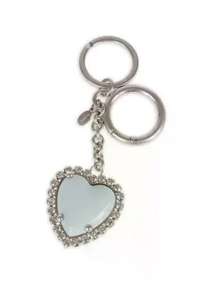 Valentino Garavani Coeur Hyperbole Keyring - Silver