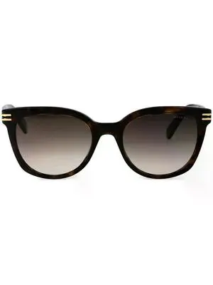 BVLGARI Square-frame Sunglasses - Brown