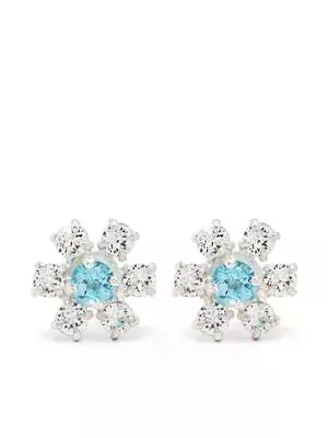 WOUTERS & HENDRIX Flower-shaped Stud Earrings - Silver