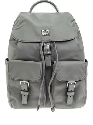 Tory Burch Drawstring Backpack - Grey