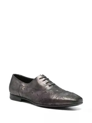 PANTANETTI Metallic Derby Shoes