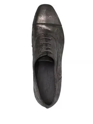 PANTANETTI Metallic Derby Shoes