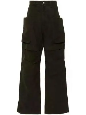 Rick Owens Stefan Cotton Cargo Trousers - Green