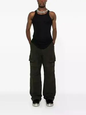 Rick Owens Stefan Cotton Cargo Trousers - Green