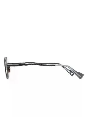 KUBORAUM Mask H10 Round-frame Sunglasses