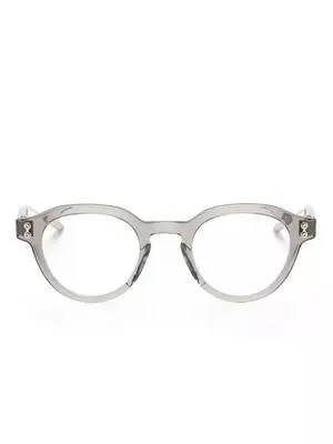 AKONI Round-frame Glasses - Grey