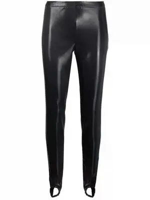 Dsquared2 Faux Leather Stirrup Leggings