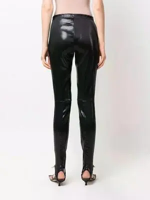Dsquared2 Faux Leather Stirrup Leggings