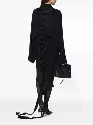 Balenciaga Lace-up Back Dress