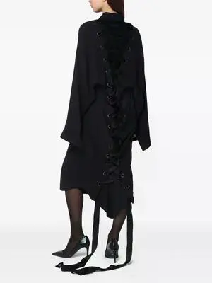 Balenciaga Lace-up Back Dress