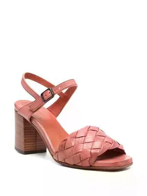 PANTANETTI 80mm Leather Sandals - Brown
