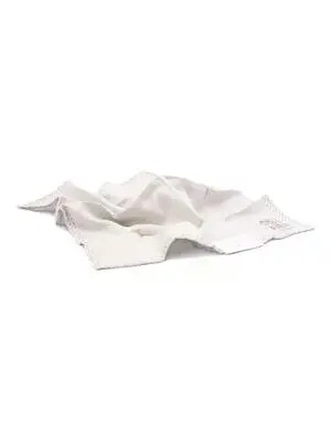 Brunello Cucinelli Silk Pocket Square Neutrals