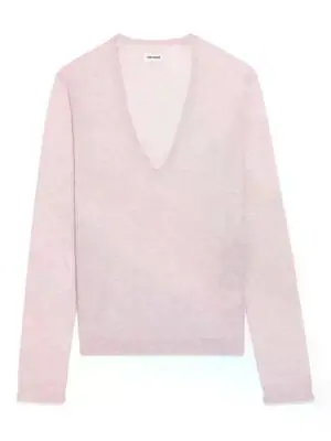 Zadig&Voltaire V-neck Knitted Jumper - Pink