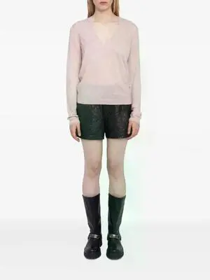 Zadig&Voltaire V-neck Knitted Jumper - Pink