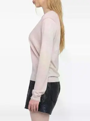 Zadig&Voltaire V-neck Knitted Jumper - Pink