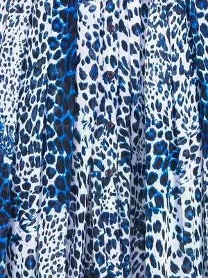 Samantha Sung Audrey Leopard-print Shirt Dress